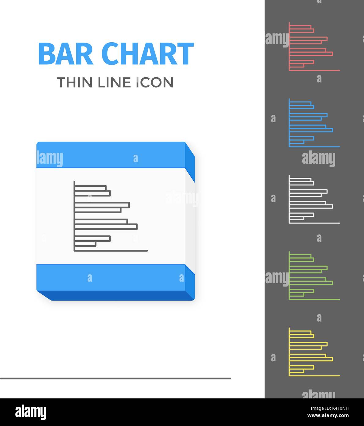 Arrow bar chart icon symbol Stock Vector Images - Alamy