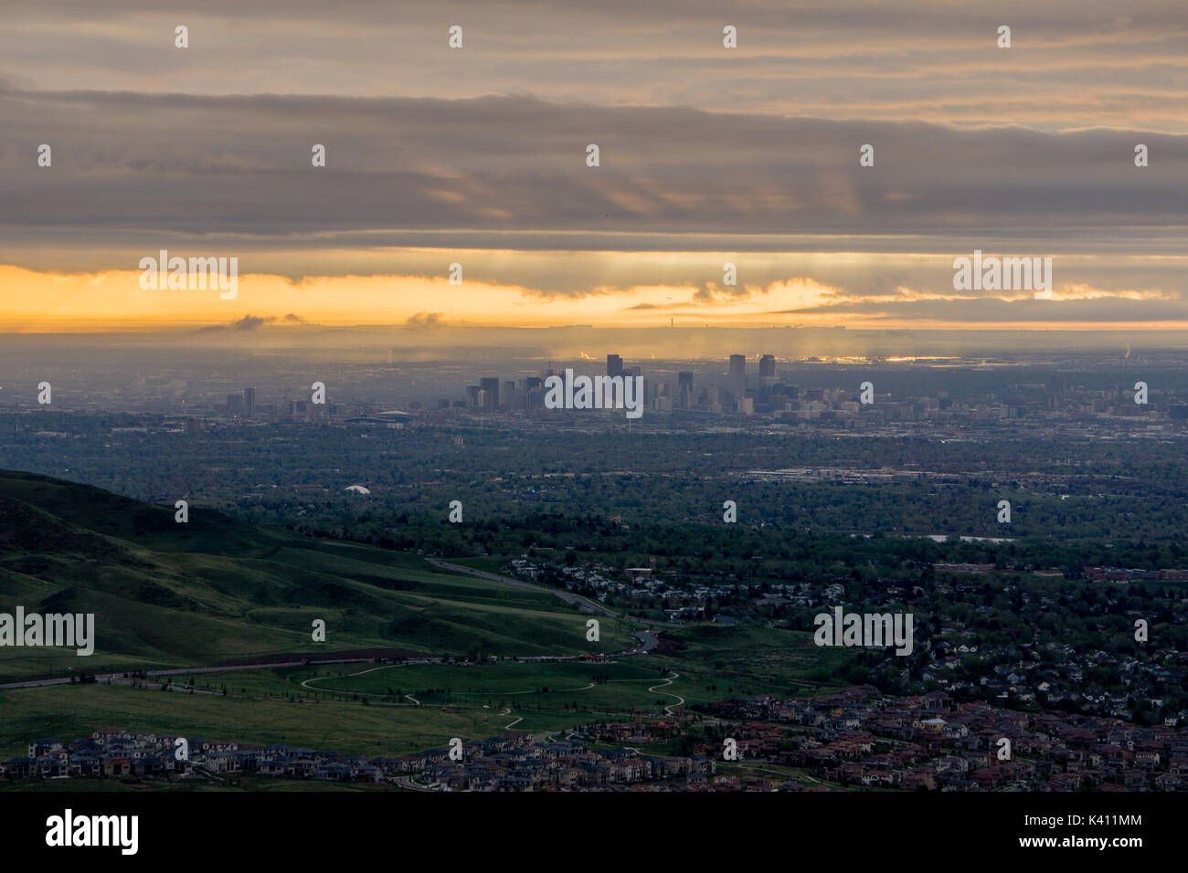 Aerial of denver airport hi-res stock photography and images - Alamy