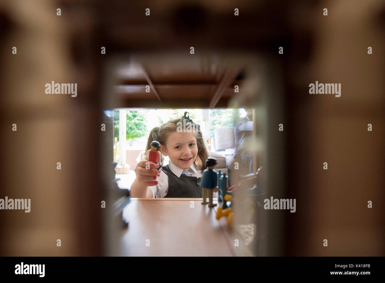 EMBARGOED TO 0001 TUESDAY SEPTEMBER 5 Evie Doherty, four, who is ...