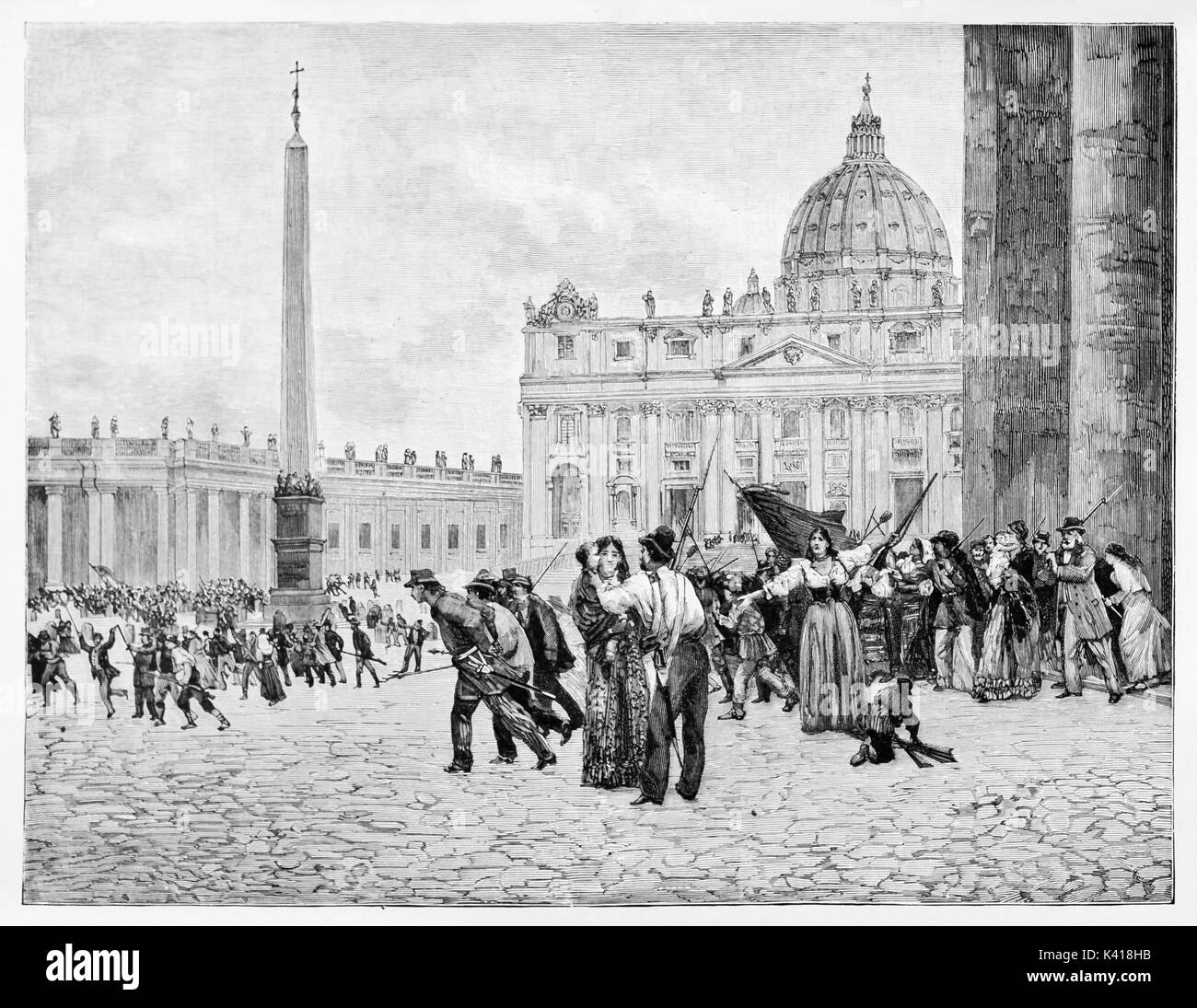 Roman crowd ancient illustration hi-res stock photography and images ...