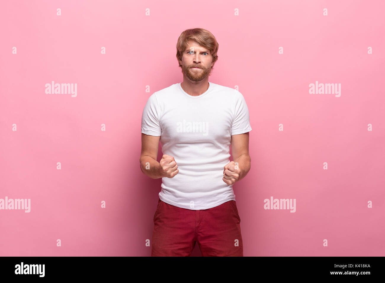 Tense man hi-res stock photography and images - Alamy