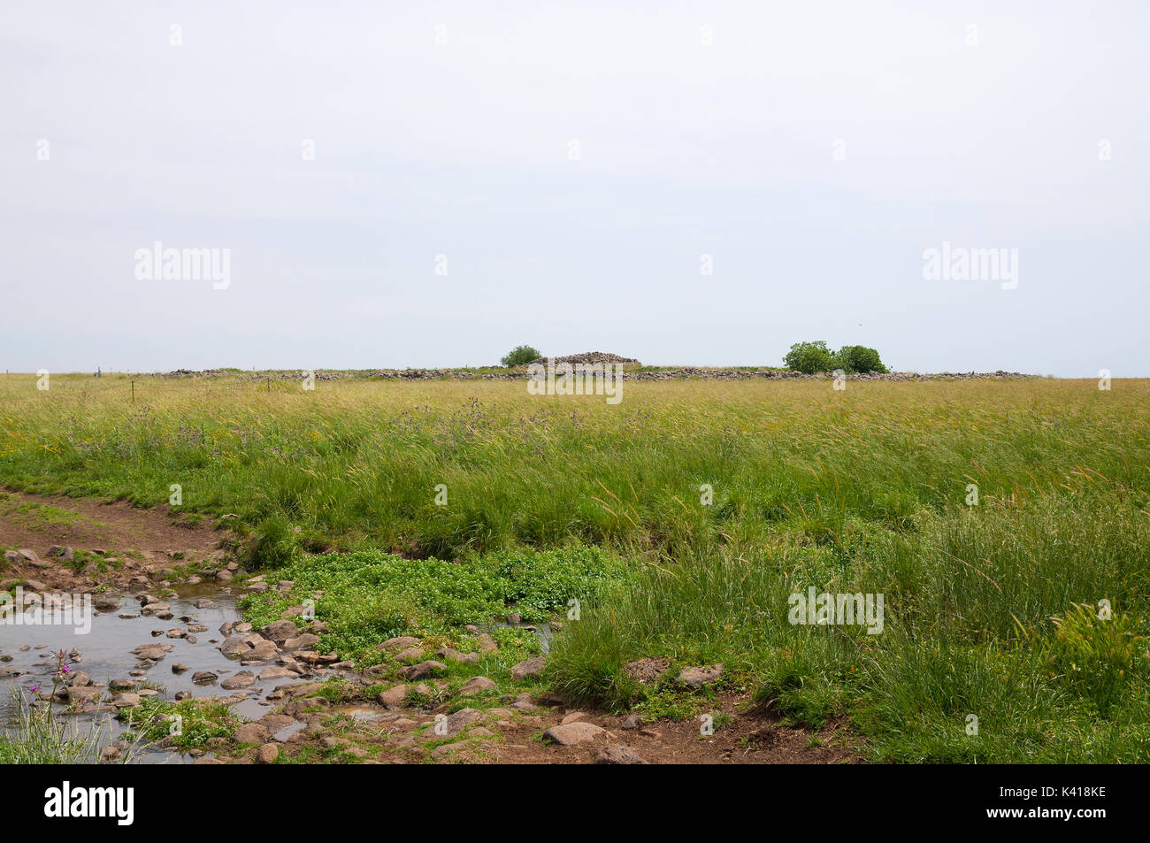Rujm el-Hiri, Gilgal Refaim, Rogem Hiri view Stock Photo - Alamy