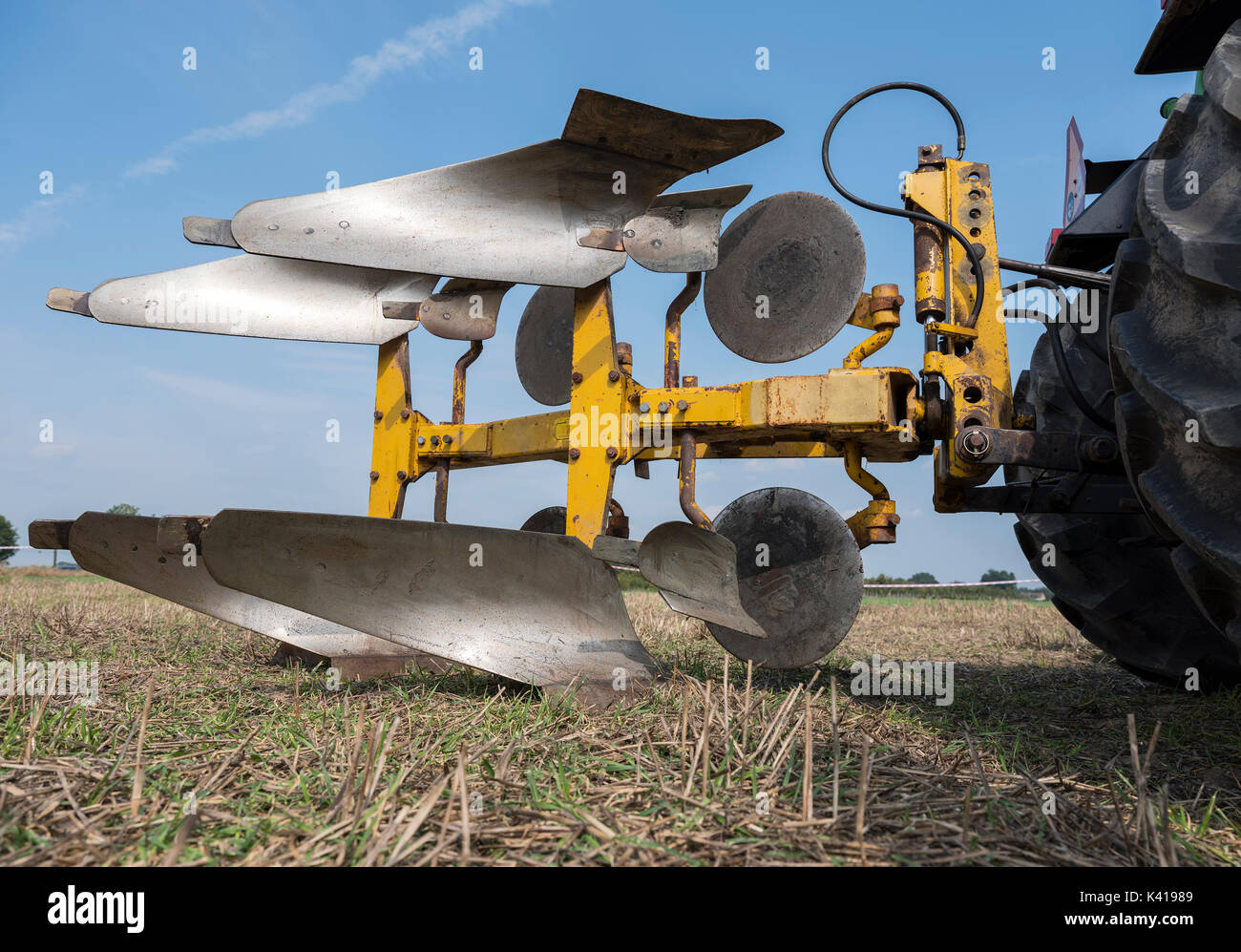 Behind plough hi-res stock photography and images - Alamy