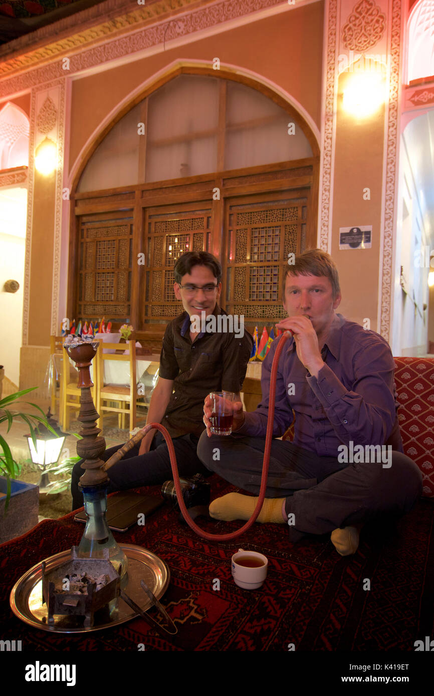 Staying at the Lab-e-Khandaq Historical Hotel, Yazd, Iran. Western ...