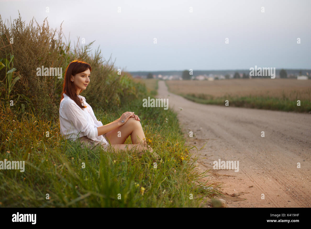 Girl trip road hi-res stock photography and images - Alamy