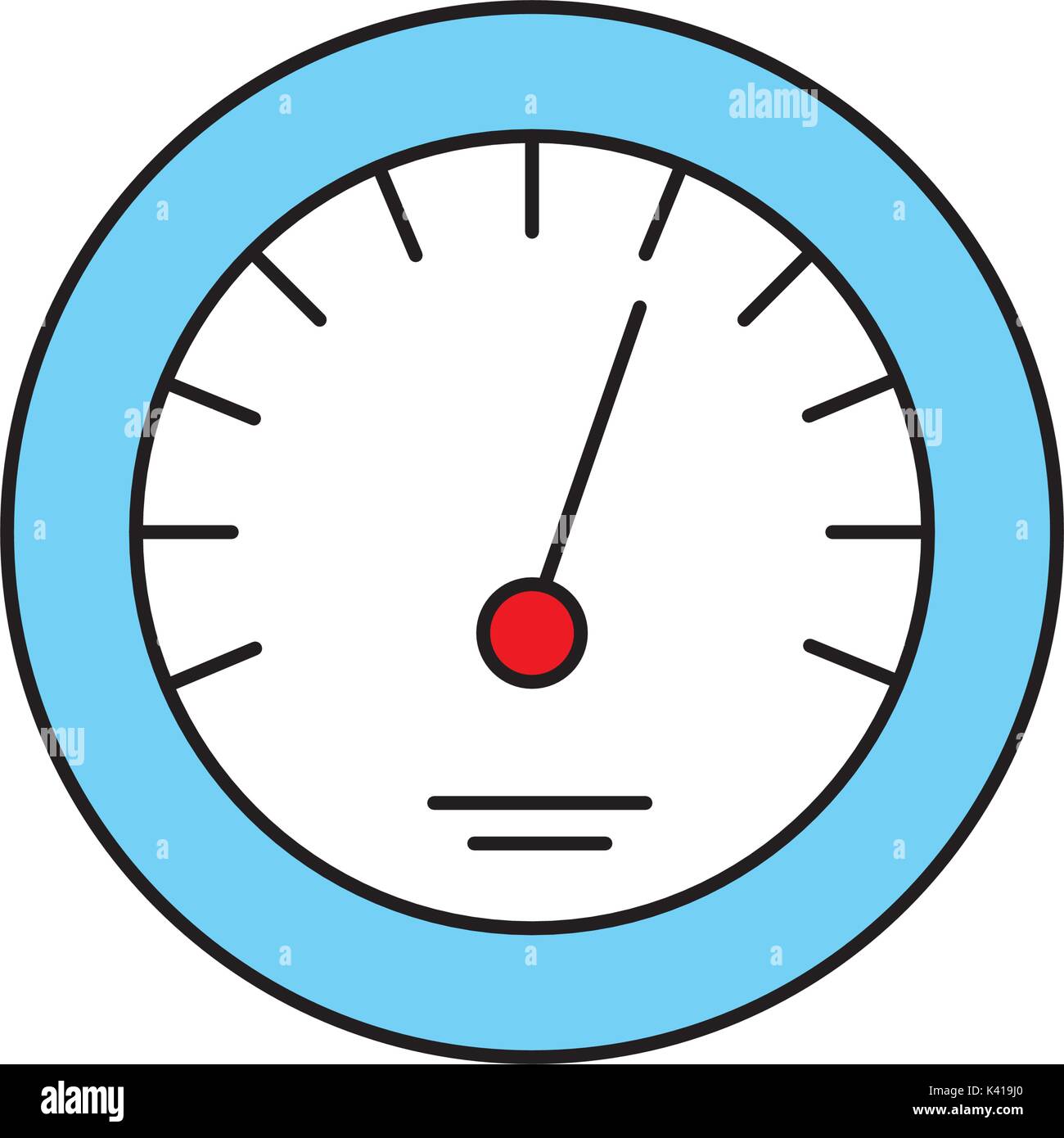 timer icon scale indicator fast growth speed Stock Vector Image & Art ...