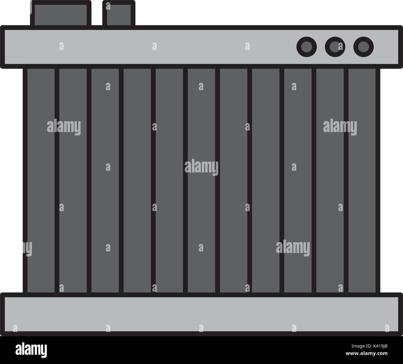 radiator for cooling the car motor liquids Stock Vector Image & Art - Alamy