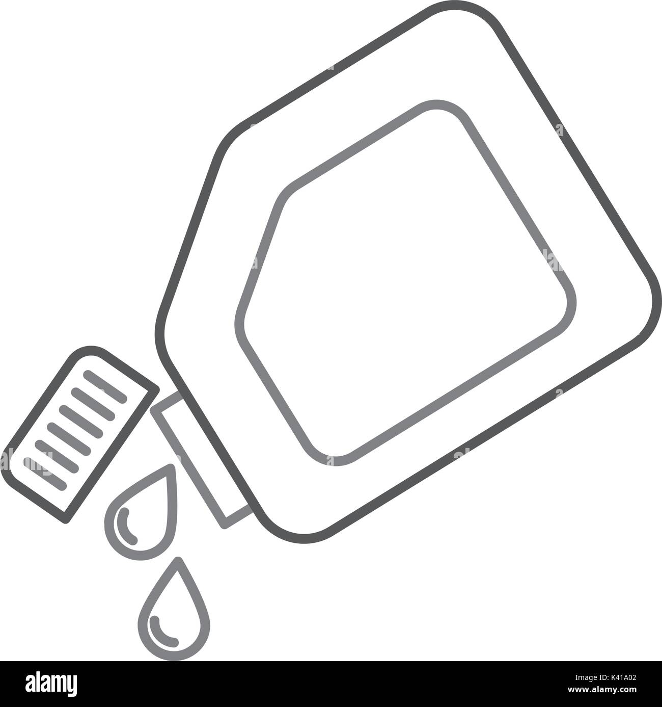 plastic canister oil drops lubrication car Stock Vector Image & Art - Alamy
