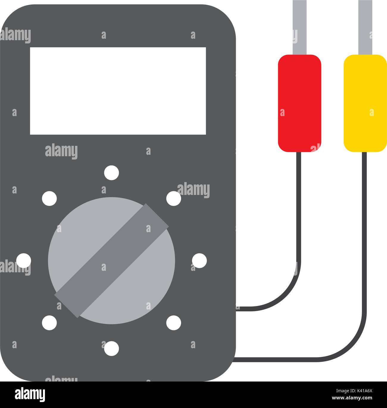 car battery tester appliance measure power Stock Vector Image & Art - Alamy