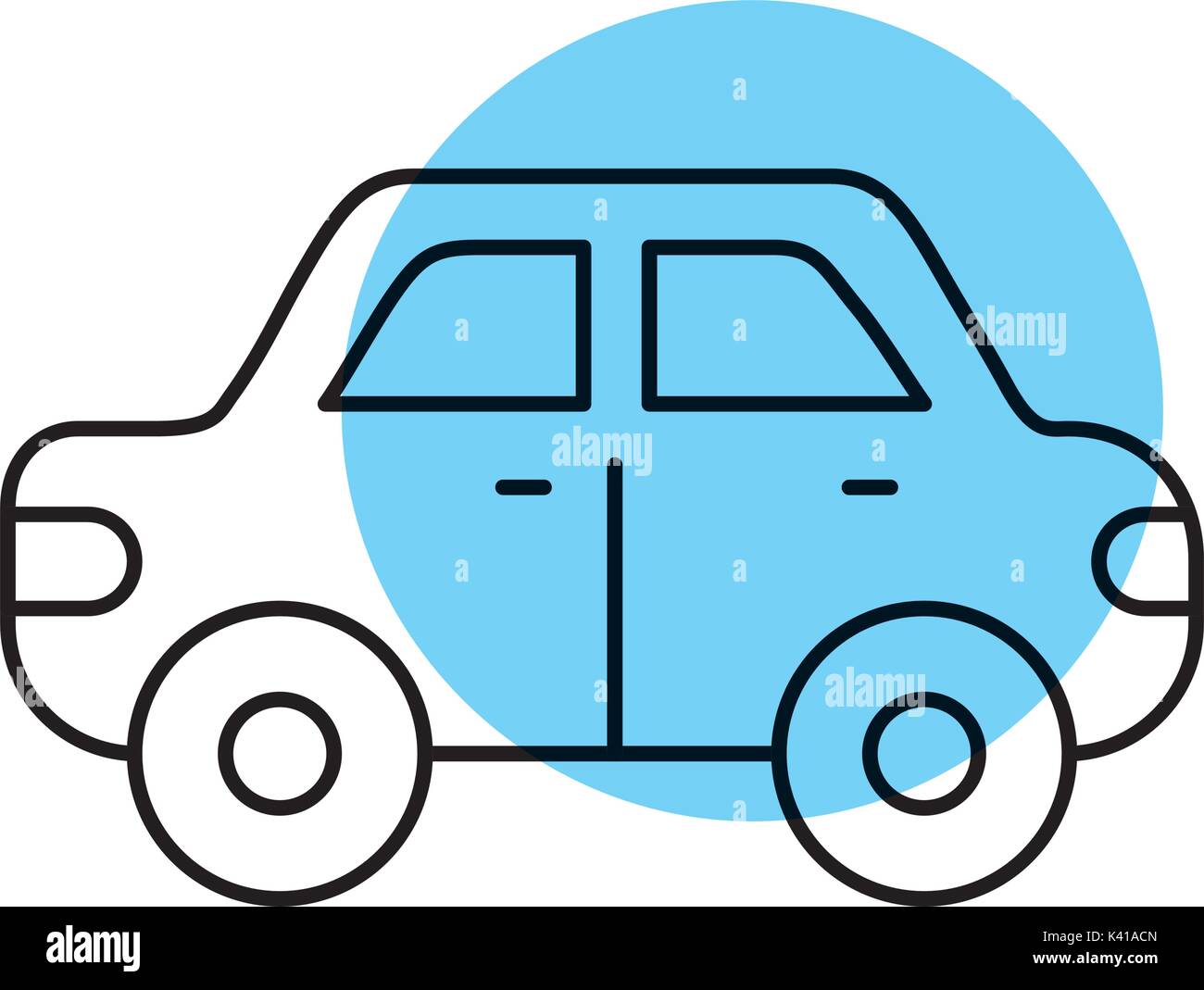 car side view automobile motor vehicle Stock Vector Image & Art - Alamy