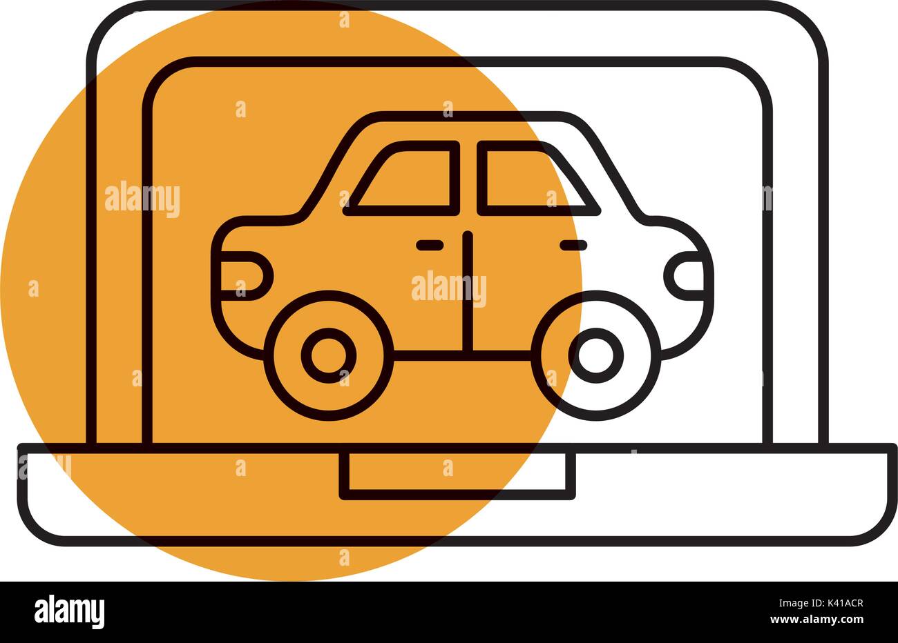 Car dealership display Stock Vector Images - Alamy