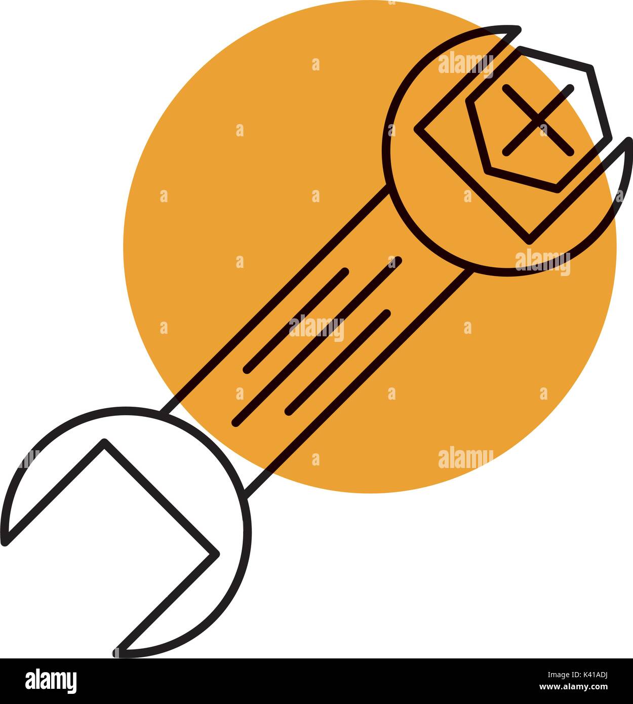 Mechanical icon Stock Vector Images - Alamy