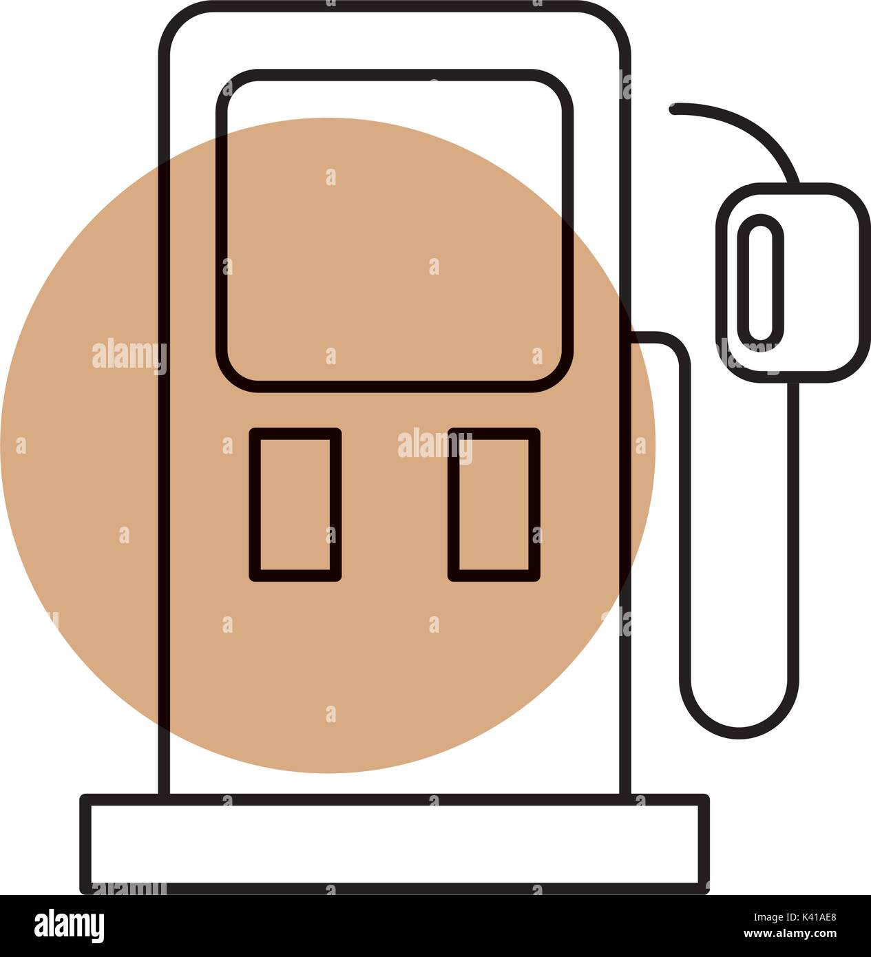gasoline pump petrol fuel equipment design Stock Vector Image & Art - Alamy