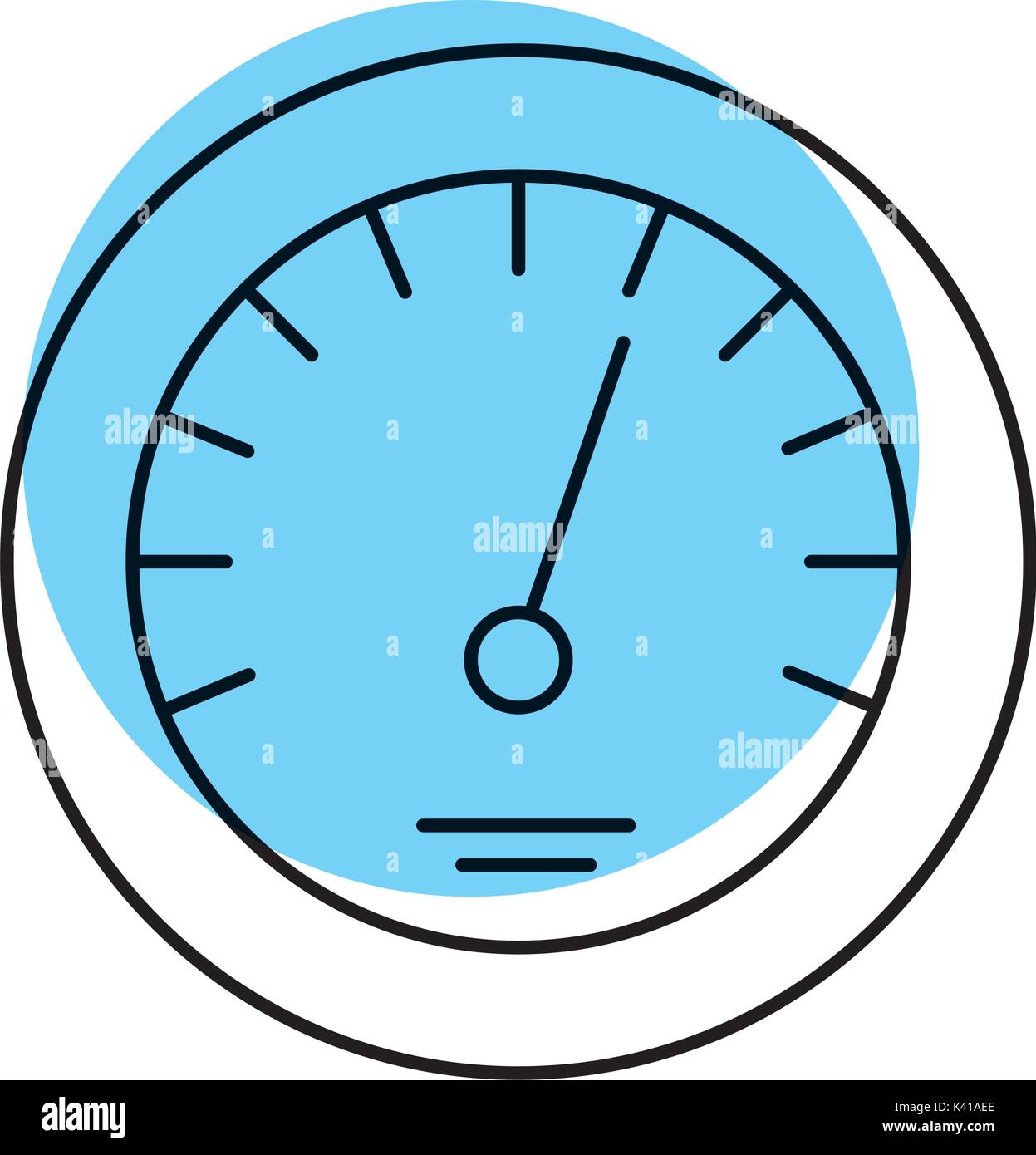 timer icon scale indicator fast growth speed Stock Vector Image & Art ...