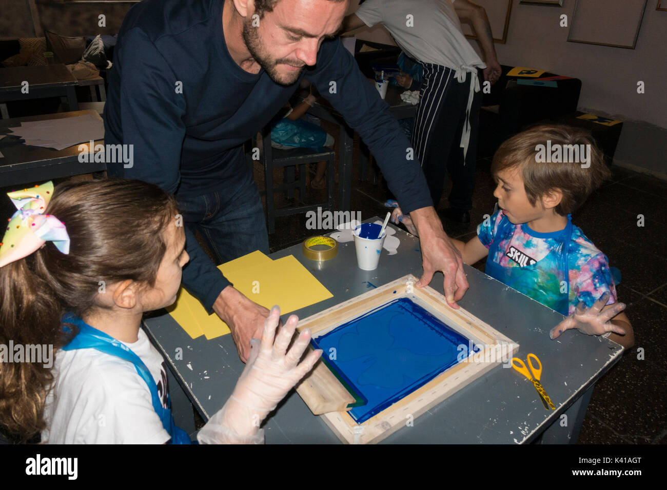 Screen printing hi-res stock photography and images - Alamy