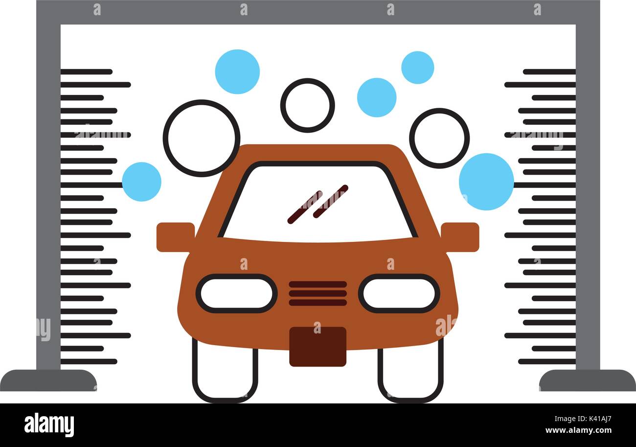 automatic car wash shampoo service center icon Stock Vector Image & Art ...