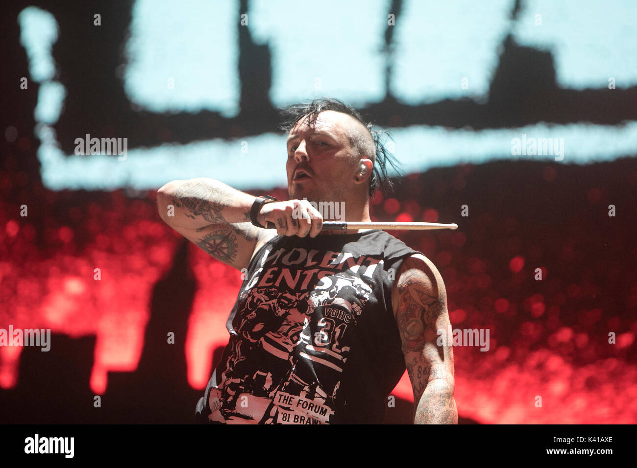 Branden Steineckert Rancid performs during It's Not Dead Festival ...