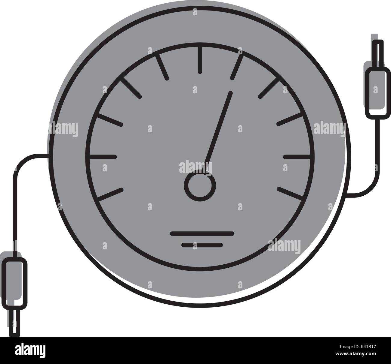 speedometer icon counter electric cable test Stock Vector Image & Art ...