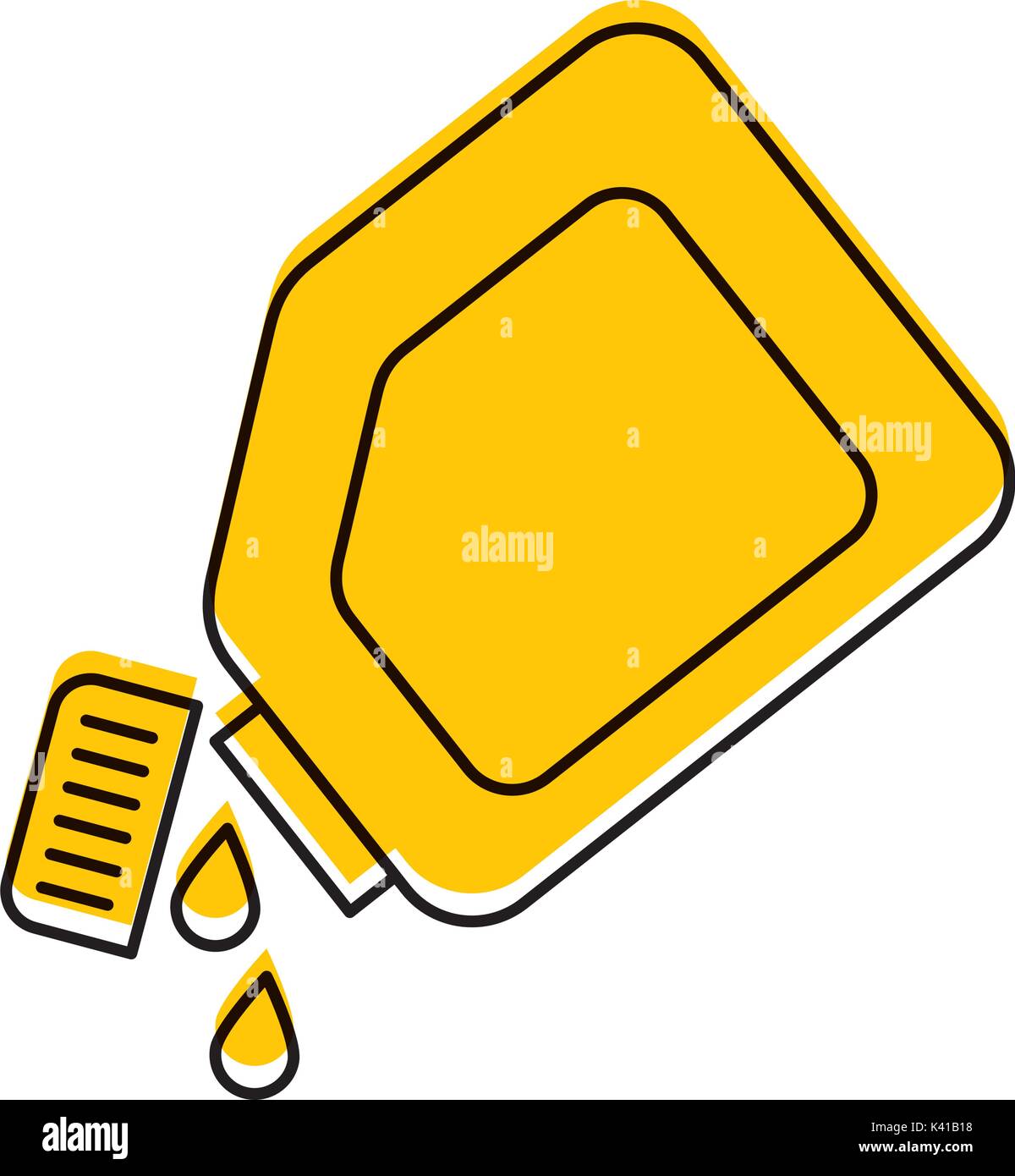 plastic canister oil drops lubrication car Stock Vector Image & Art - Alamy