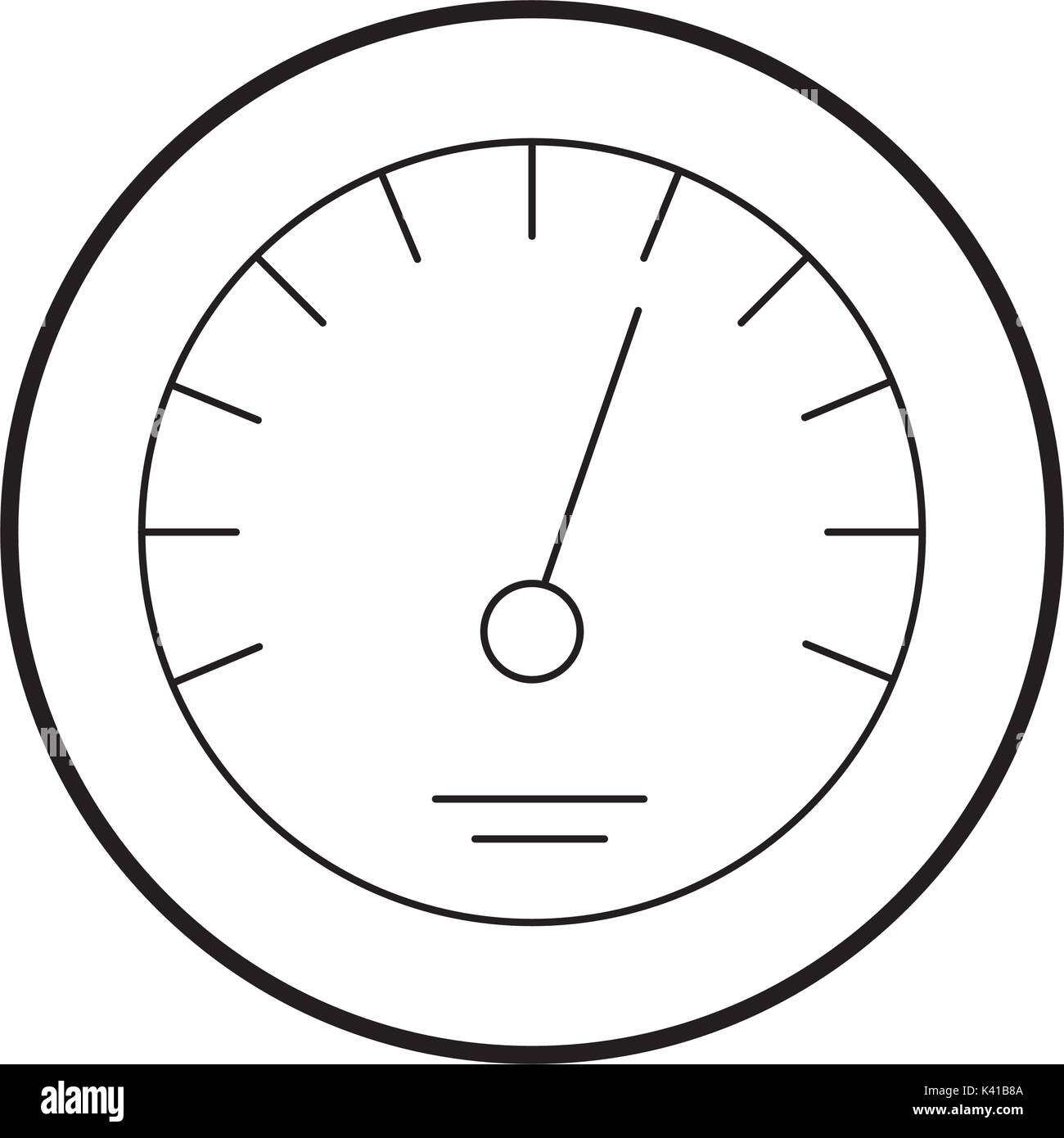 timer icon scale indicator fast growth speed Stock Vector Image & Art ...