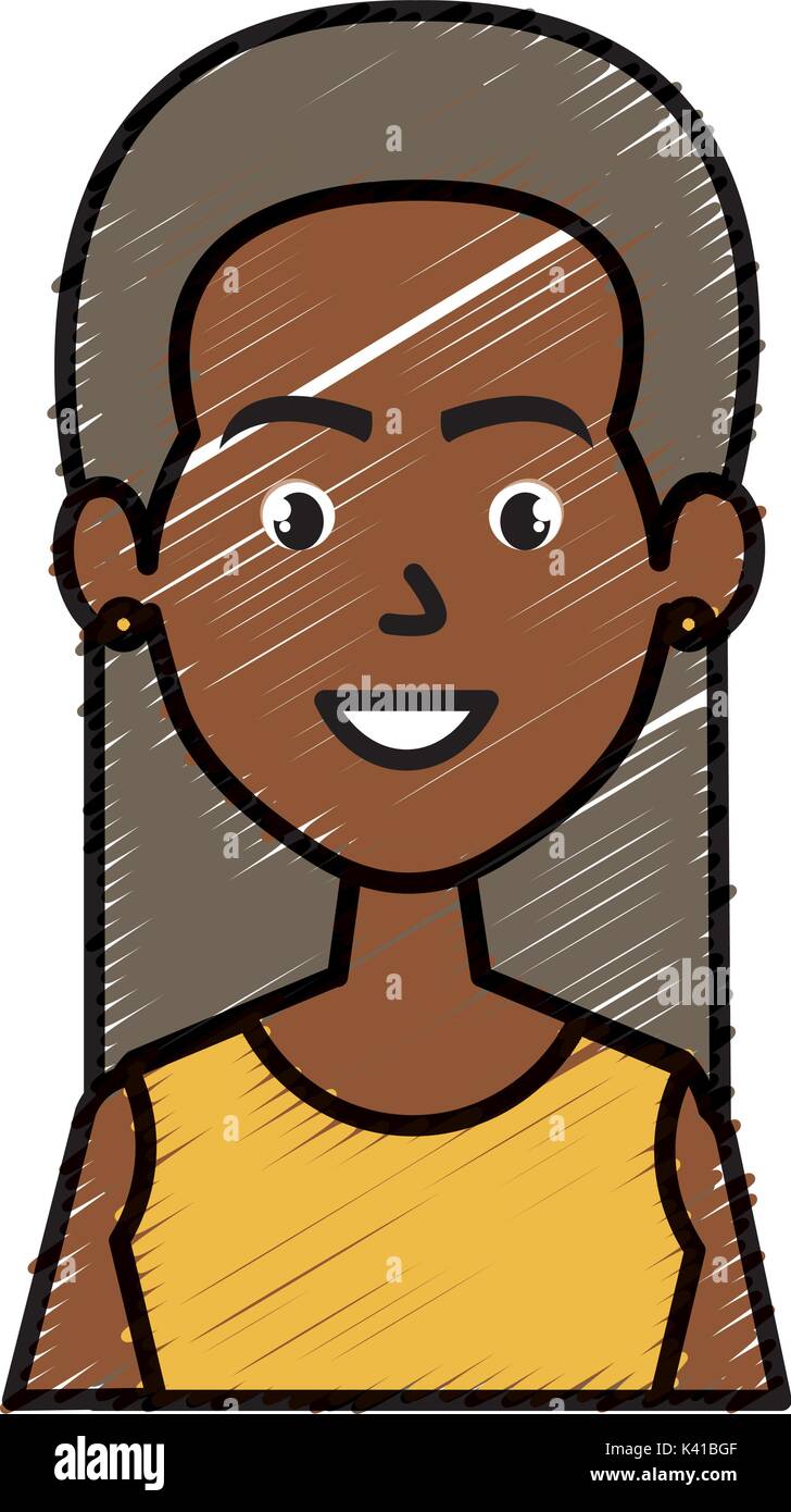 beautiful black woman avatar character Stock Vector Image & Art - Alamy