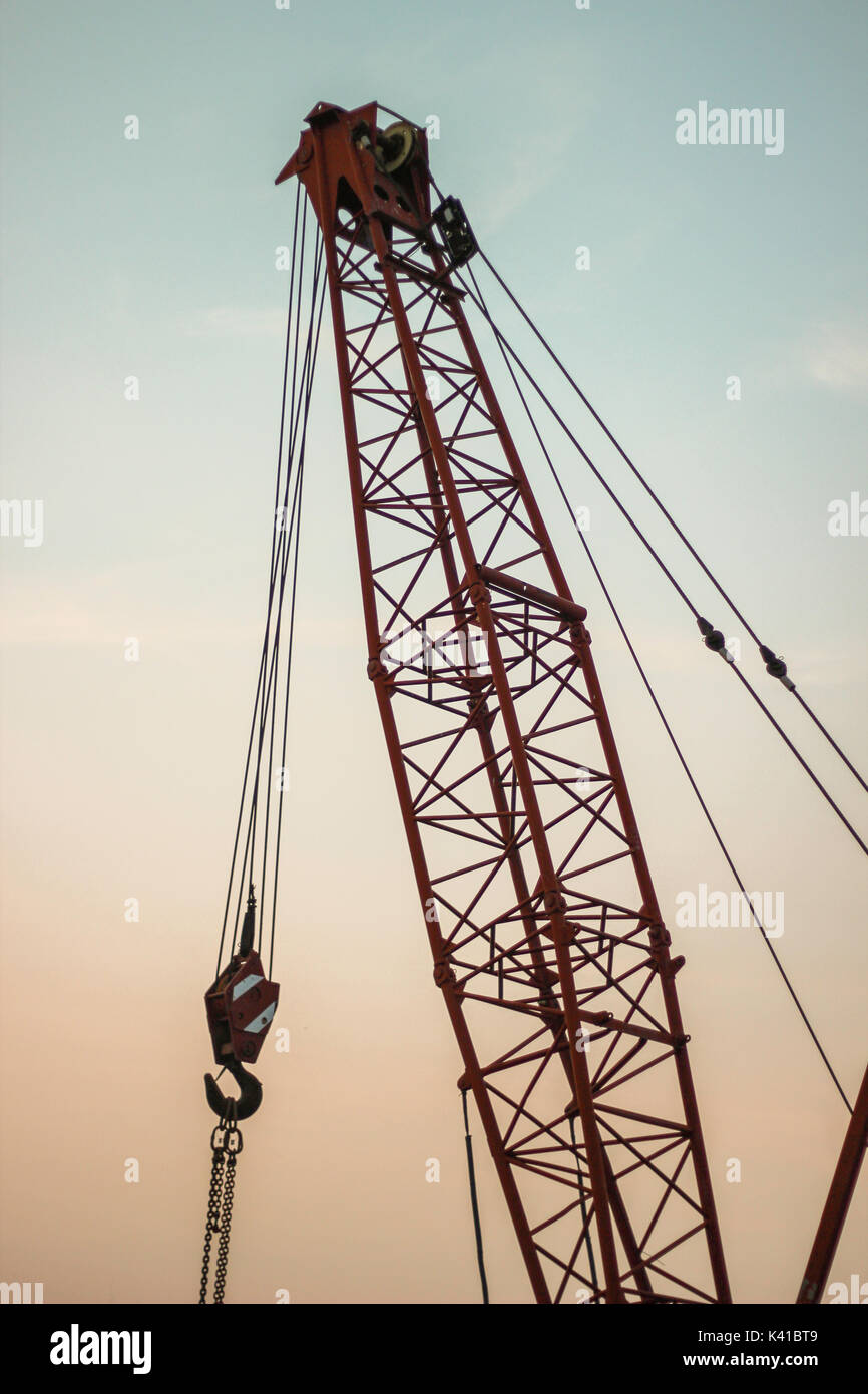 CRANE STRUCTURE CLOSE-UP Stock Photo - Alamy