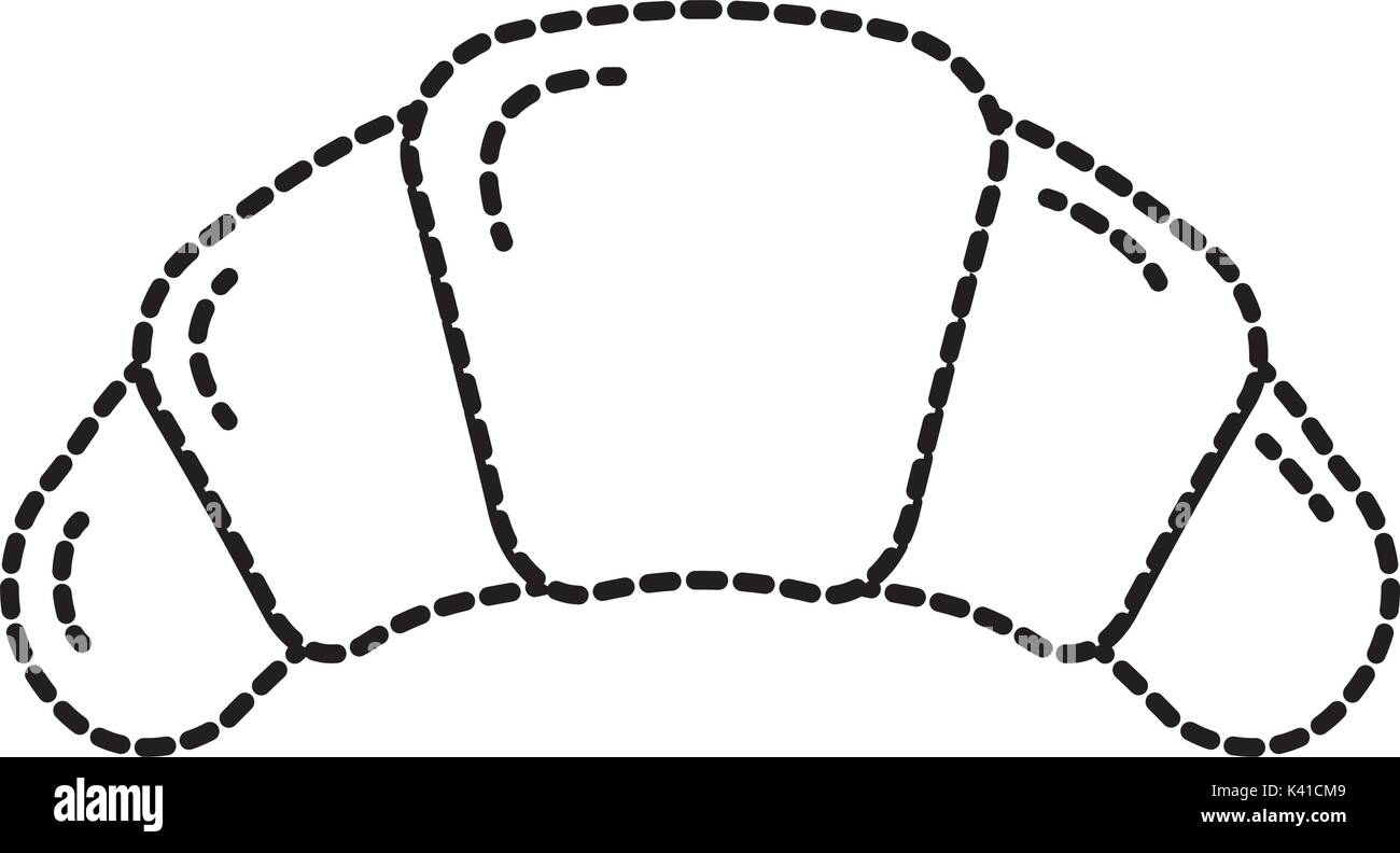 Delicious sweet croissant fresh Black and White Stock Photos & Images ...