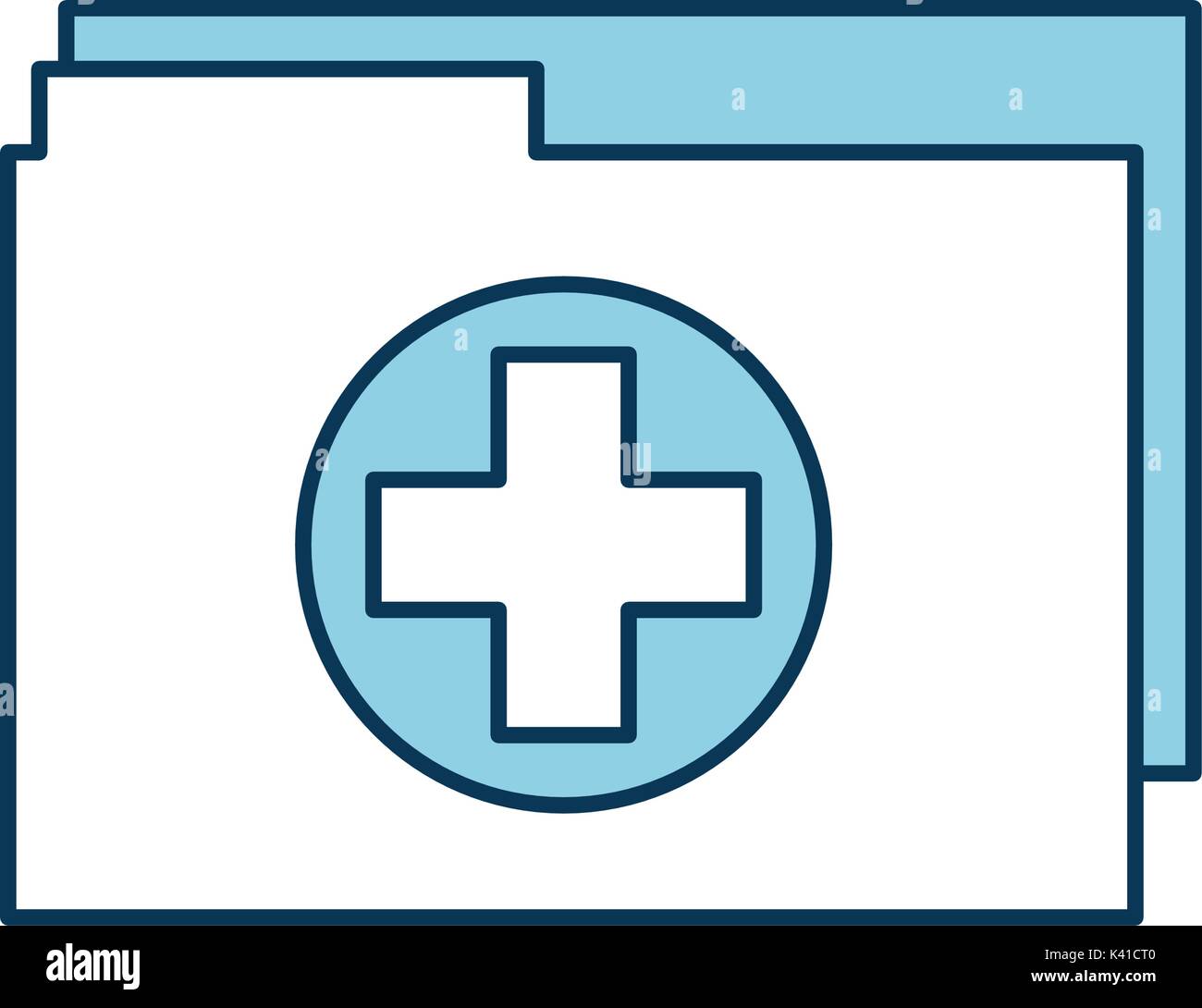 medical health record folder for wellness Stock Vector Image & Art - Alamy