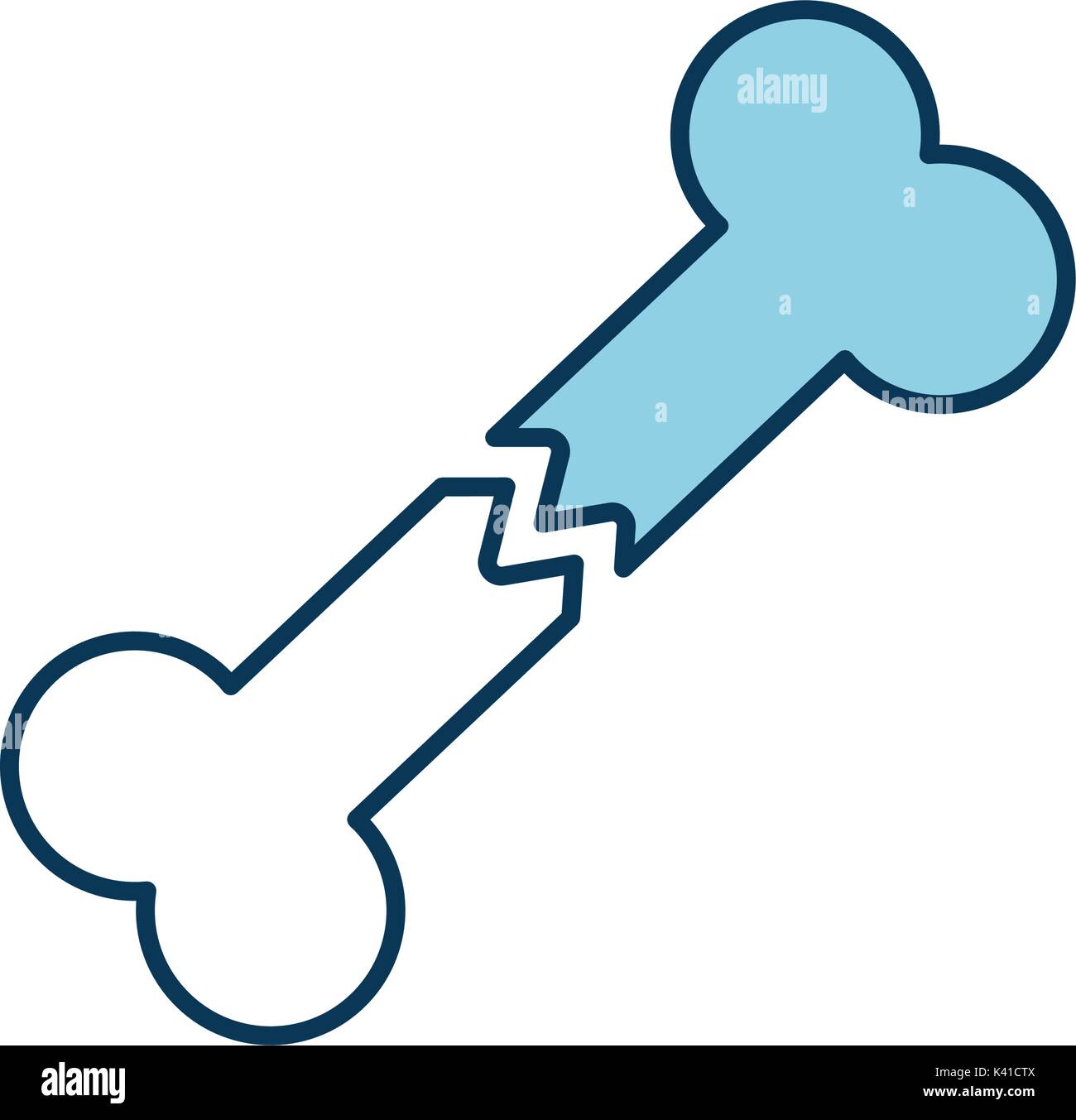 bone fracture human body xray concept icon Stock Vector Image & Art - Alamy