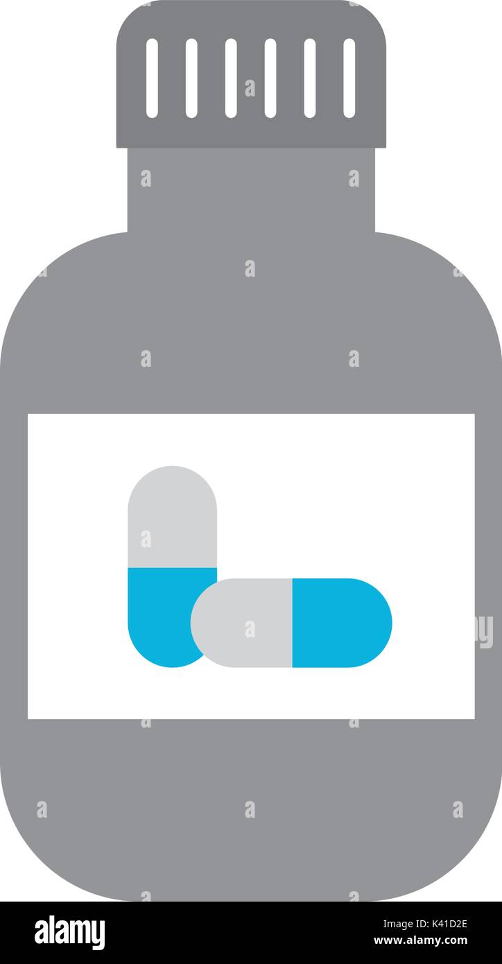 medicine bottle capsule healthcare symbol Stock Vector Image & Art - Alamy