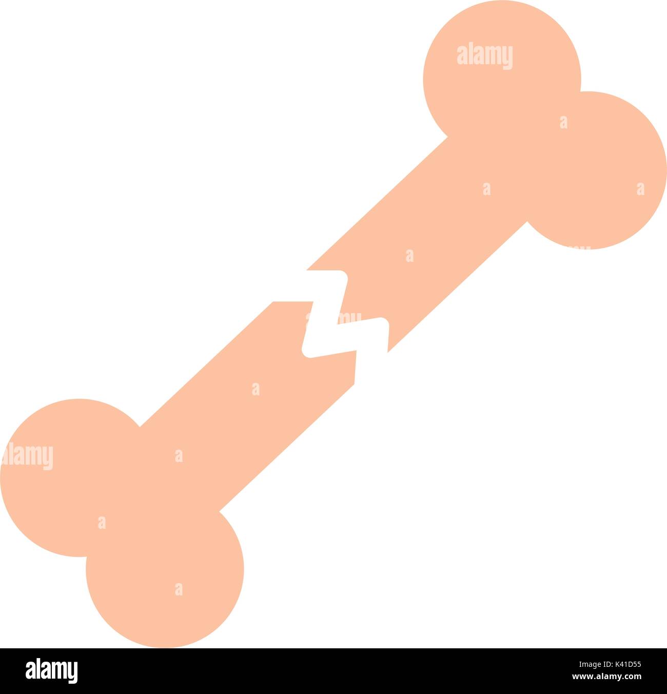 bone fracture human body xray concept icon Stock Vector Image & Art - Alamy