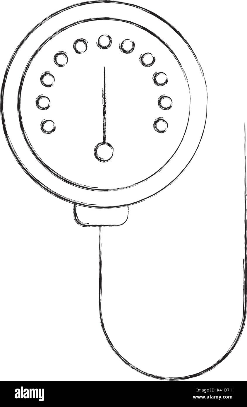 scale of meter device manometer pressure gauge Stock Vector Image & Art ...