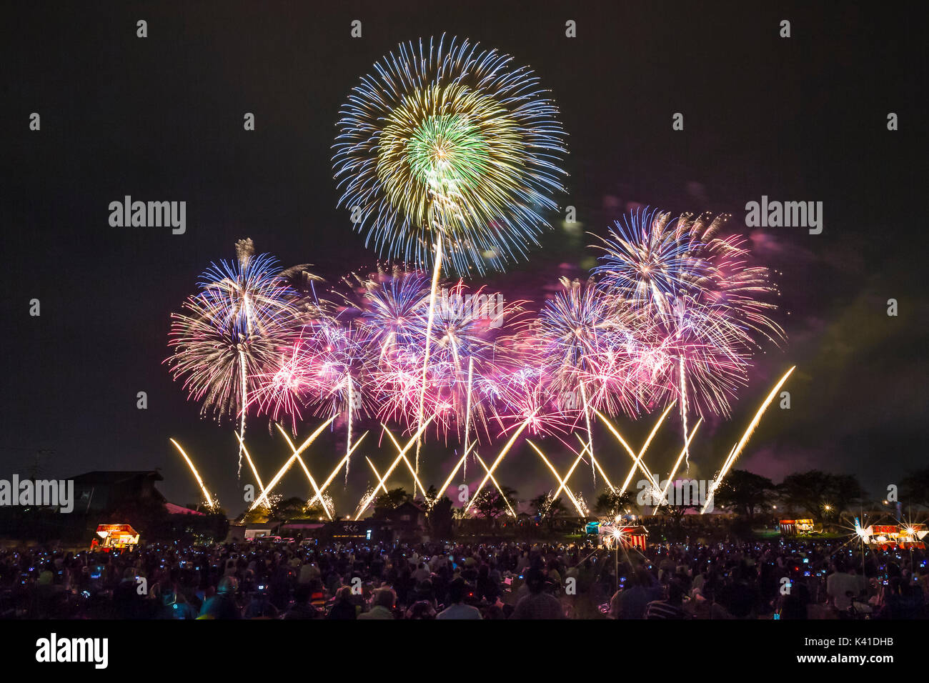 Tsuchiura all japan fireworks competition hi-res stock photography and ...