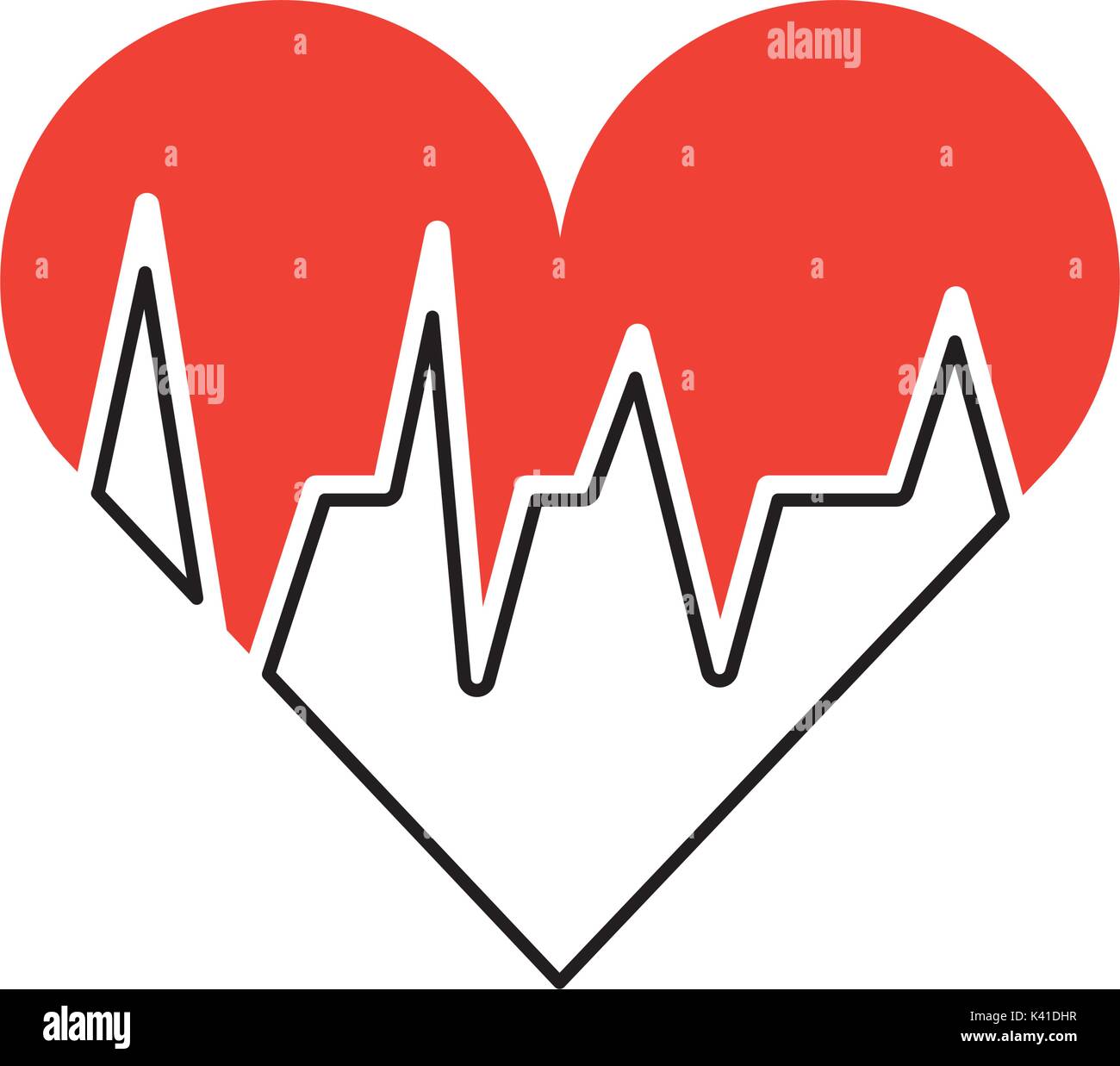medical heart beat cardiology diagnosis Stock Vector Image & Art - Alamy
