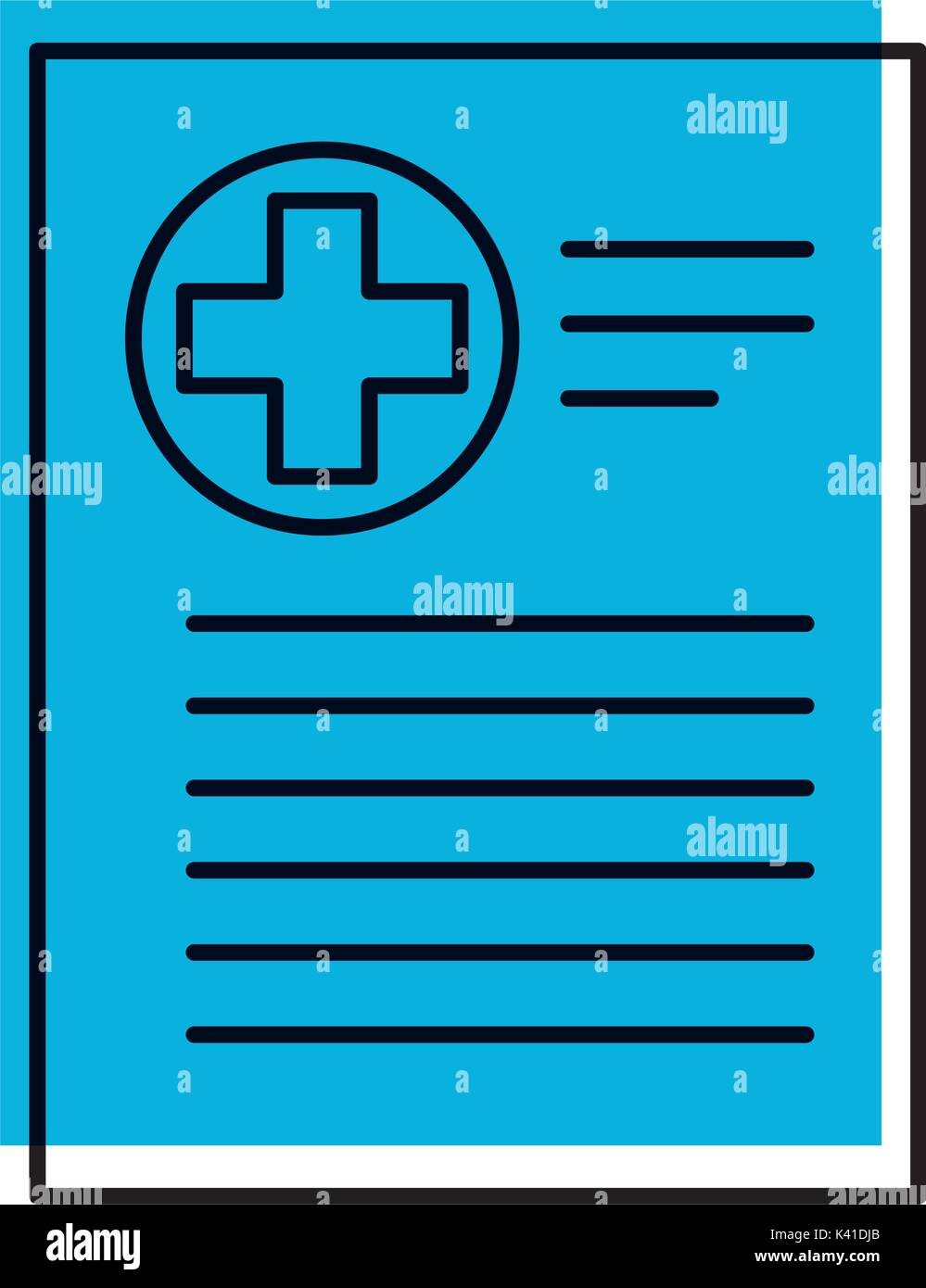 patient file icon medical report analysis diagnosis symbol Stock Vector ...