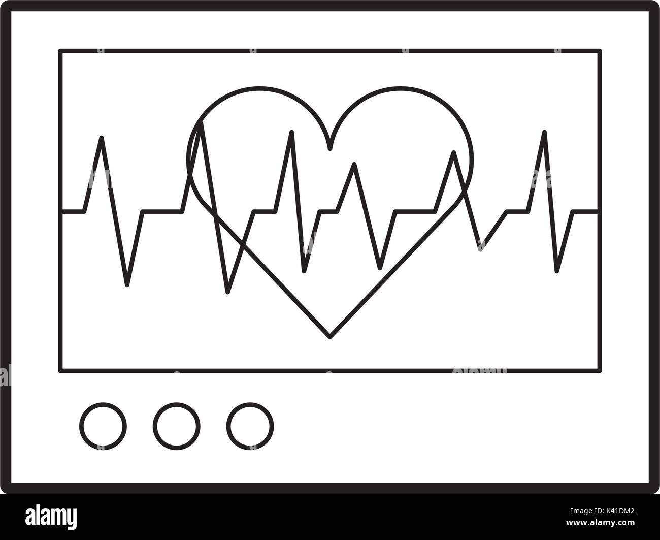 Ecg reading Stock Vector Images - Alamy