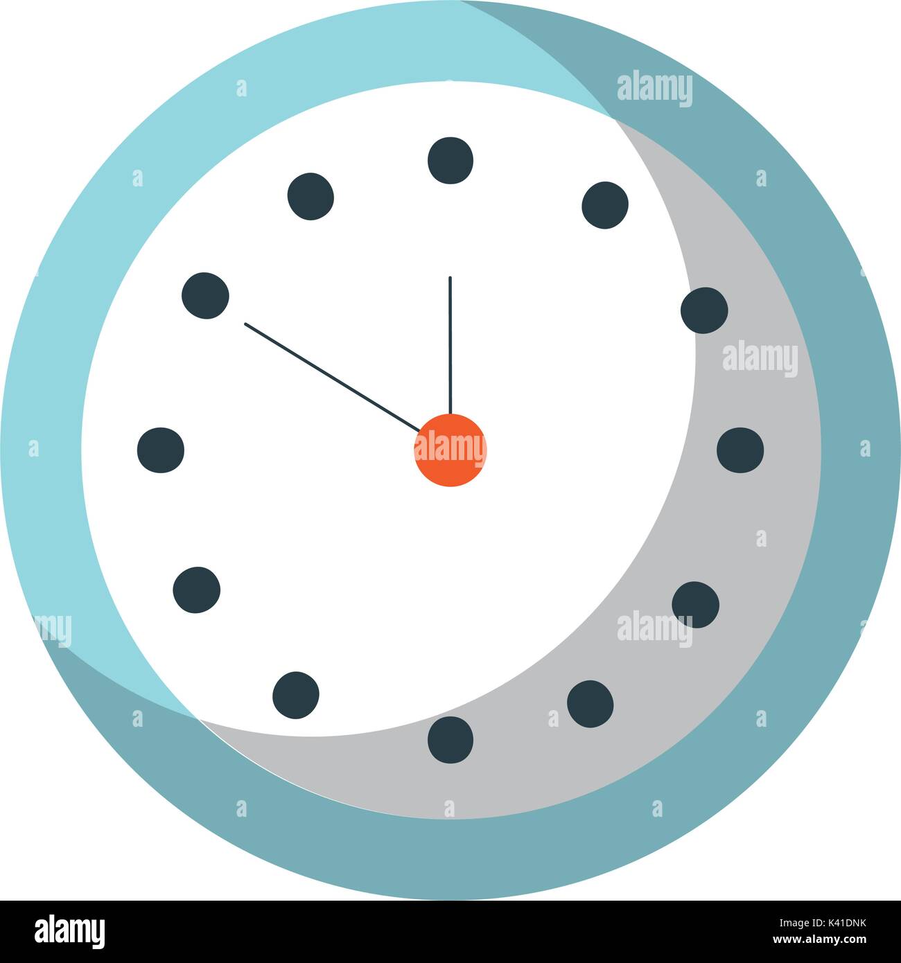 round clock time minute day timer Stock Vector Image & Art - Alamy