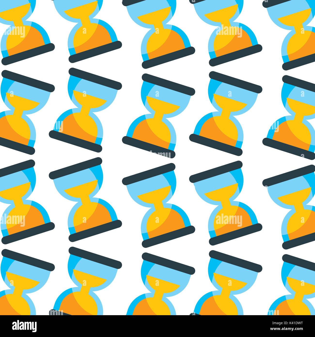 Hand drawn cartoon antique clock Stock Vector Images - Alamy