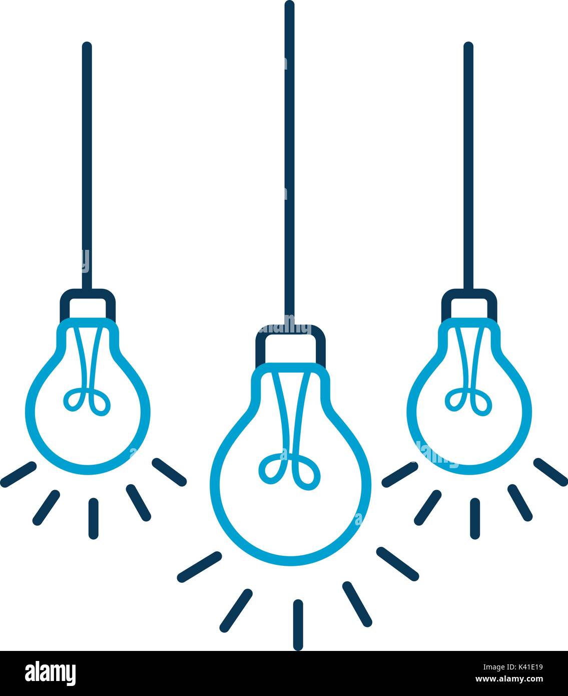 light bulbs hanging from the ceiling Stock Vector Image & Art - Alamy