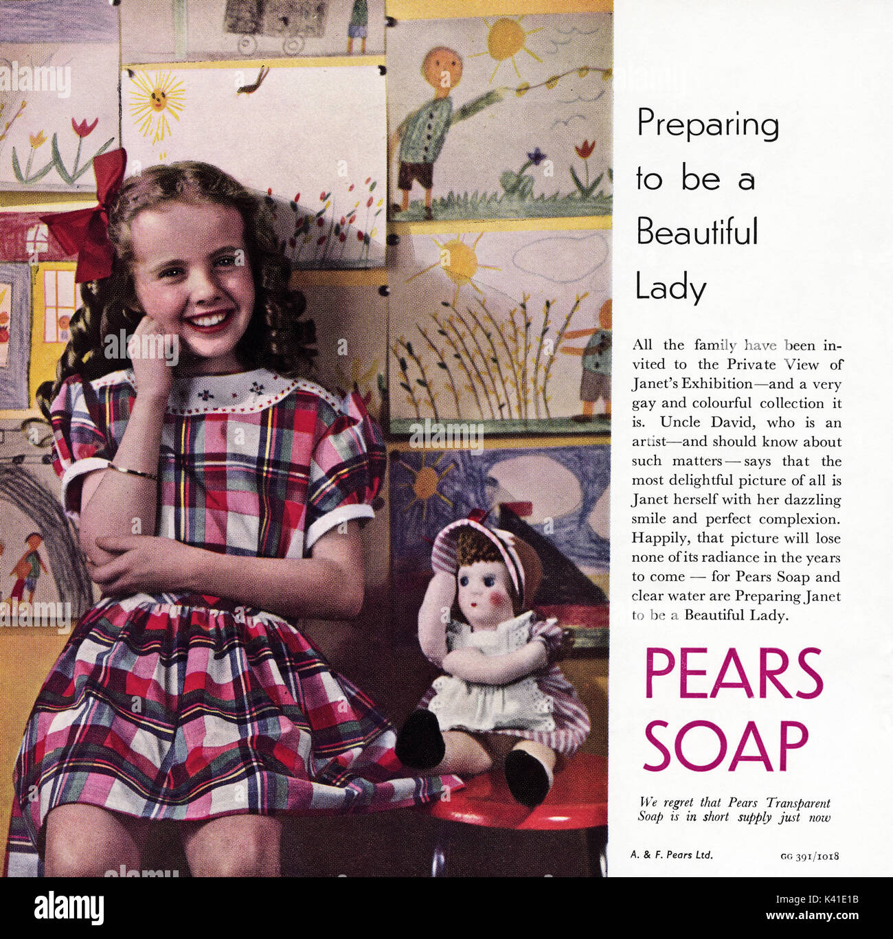 Vintage pears soap advertisement hi-res stock photography and images ...