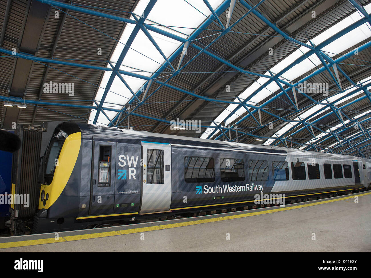 South Western Railway's first fully-liveried Class 444 train arrives ...