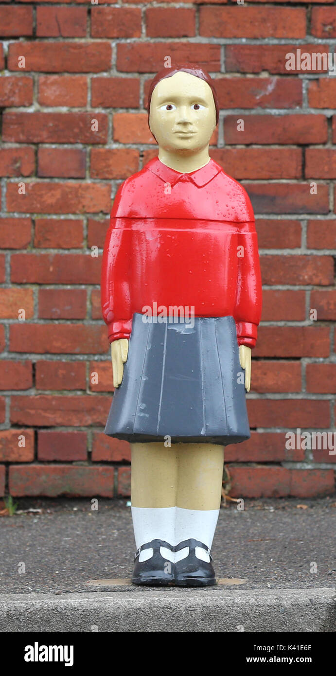 School bollards hi-res stock photography and images - Alamy