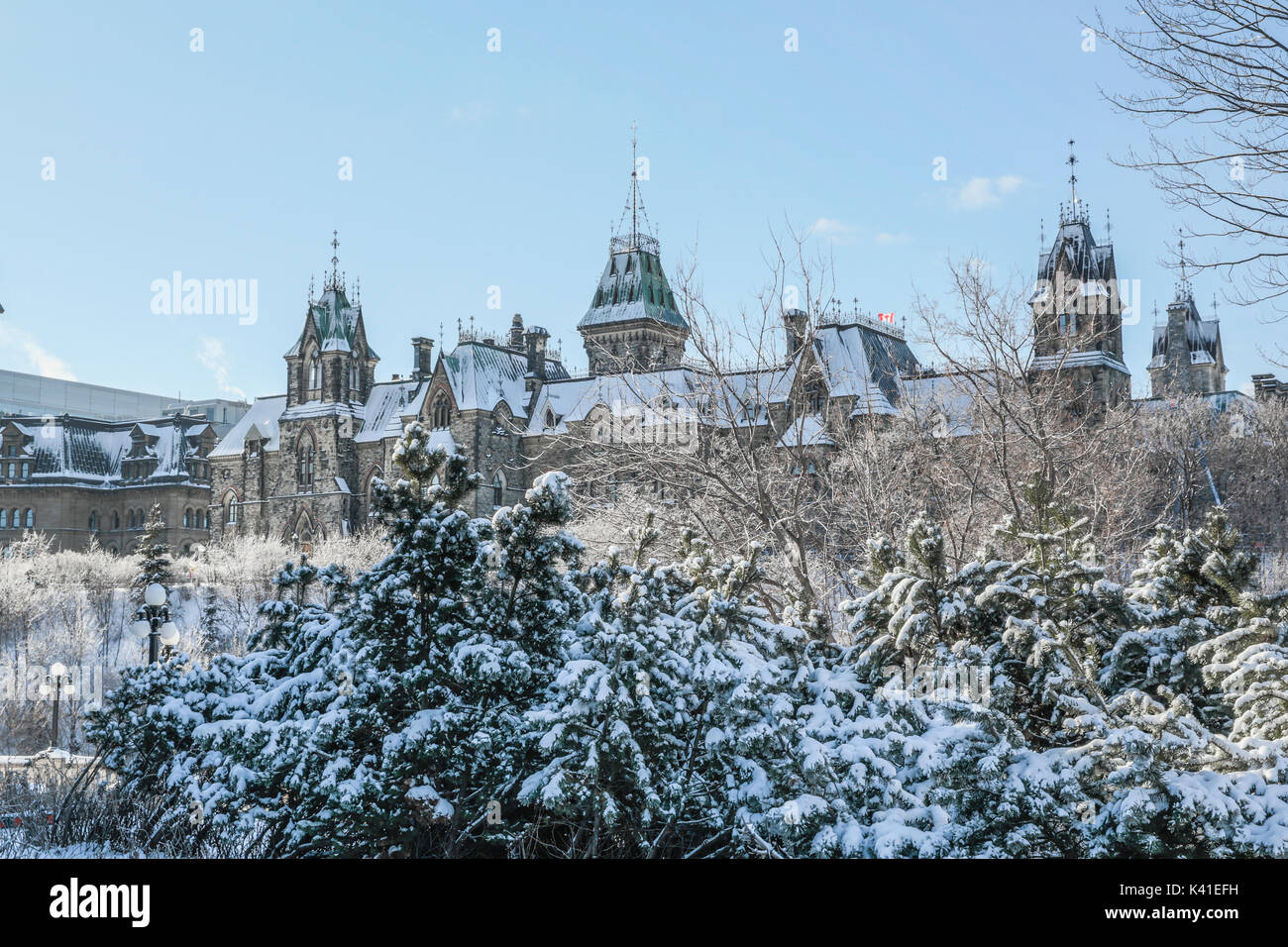 Winter Scenes Ottawa Stock Photo - Alamy