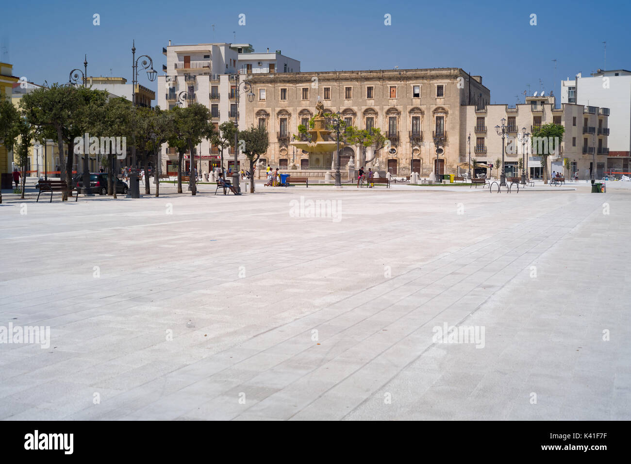 The cute town of Mola di Bari in Puglia region, Italy Stock Photo - Alamy