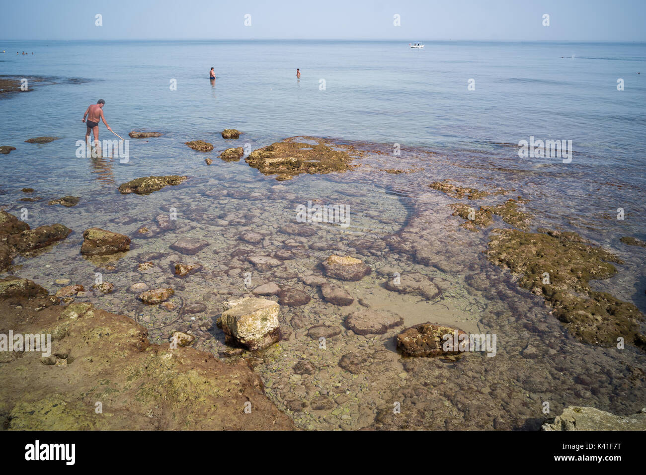 The cute town of Mola di Bari in Puglia region, Italy Stock Photo - Alamy