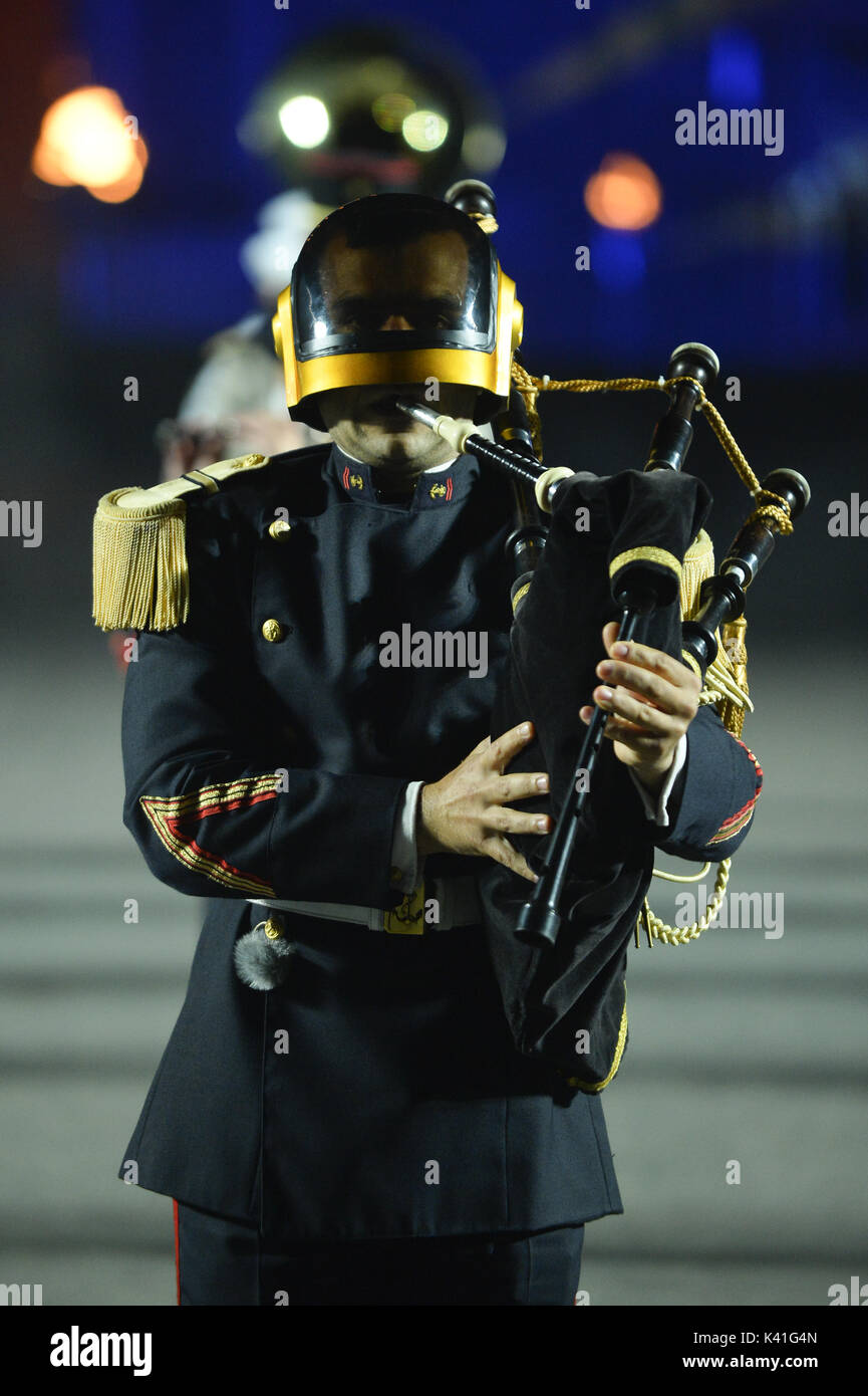 Royal Edinburgh Military Tattoo preview night at Edinburgh Castle as ...