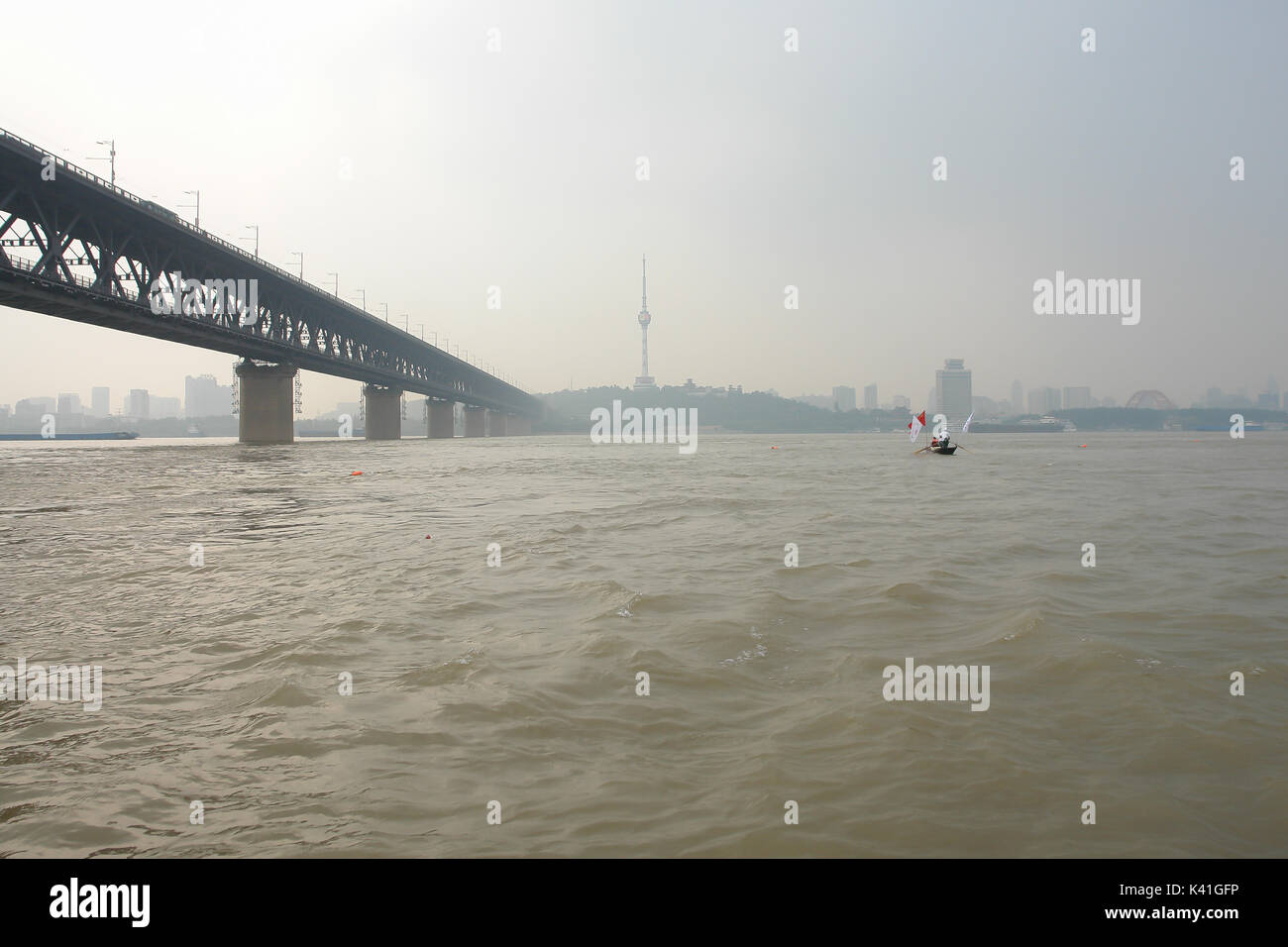 the mighty yellow river, yangtse, Wuhan, China Stock Photo - Alamy