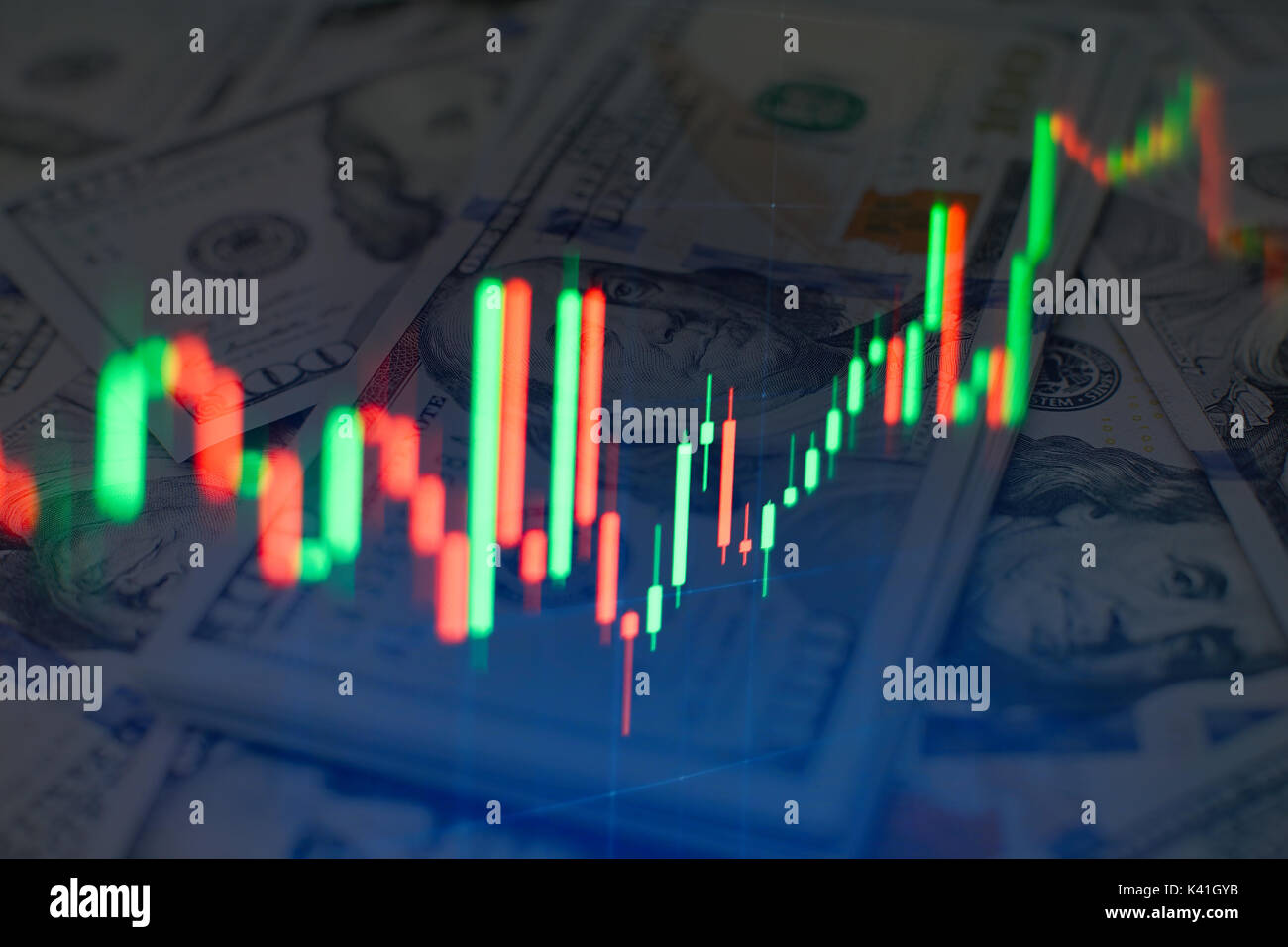 Business success and growth concept.Stock market business graph chart ... Business success and growth concept.Stock market business graph chart ...