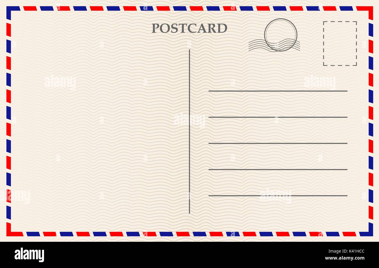 Vector postcard with paper texture Stock Vector Image & Art - Alamy