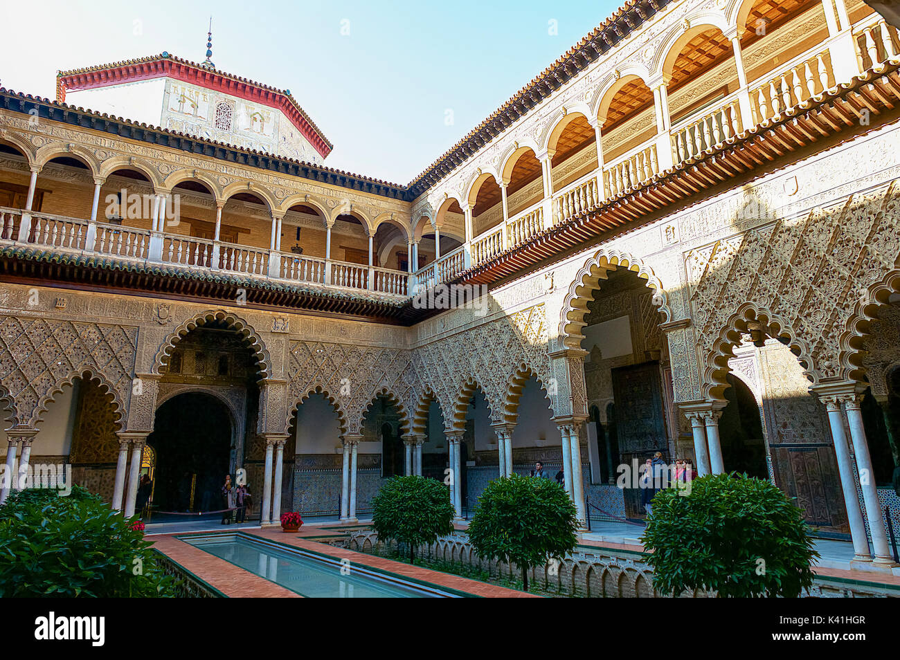 Alcazar seville exterior hi-res stock photography and images - Alamy